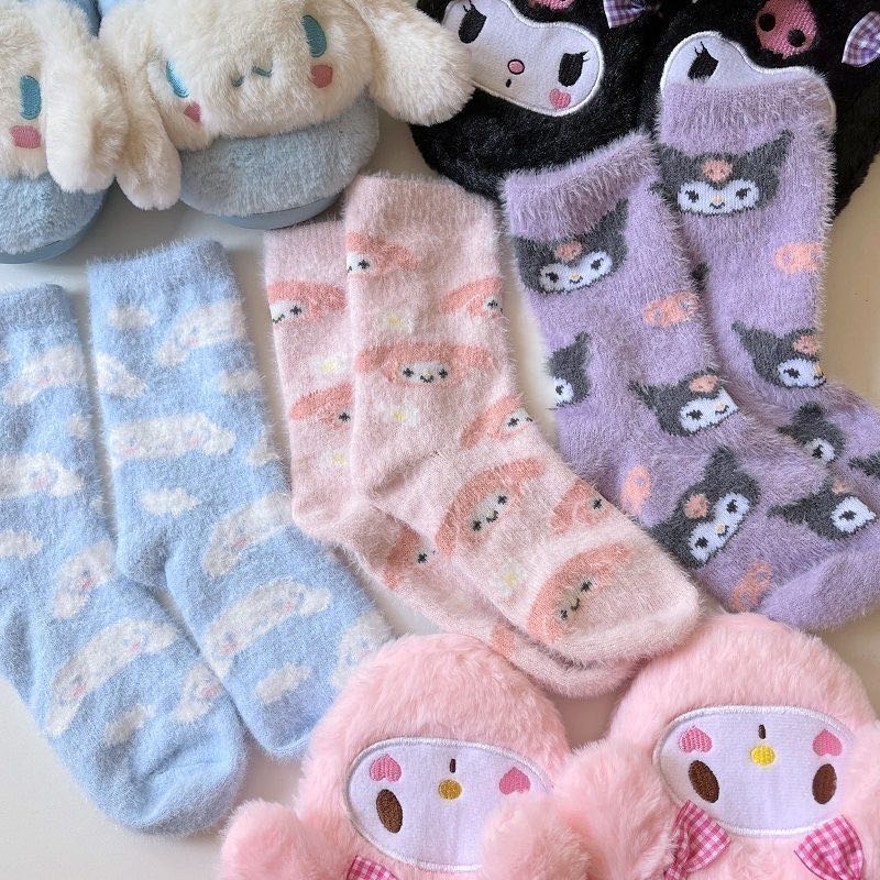 Cartoon Cozy Fuzzy Socks - KORKS BD