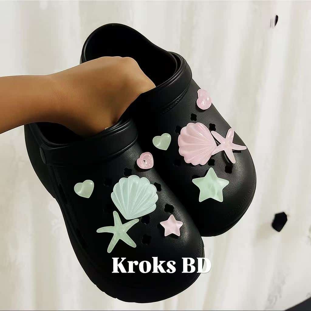 Sea Charm Clogs with Starfish & Shell Decorations - KORKS BD