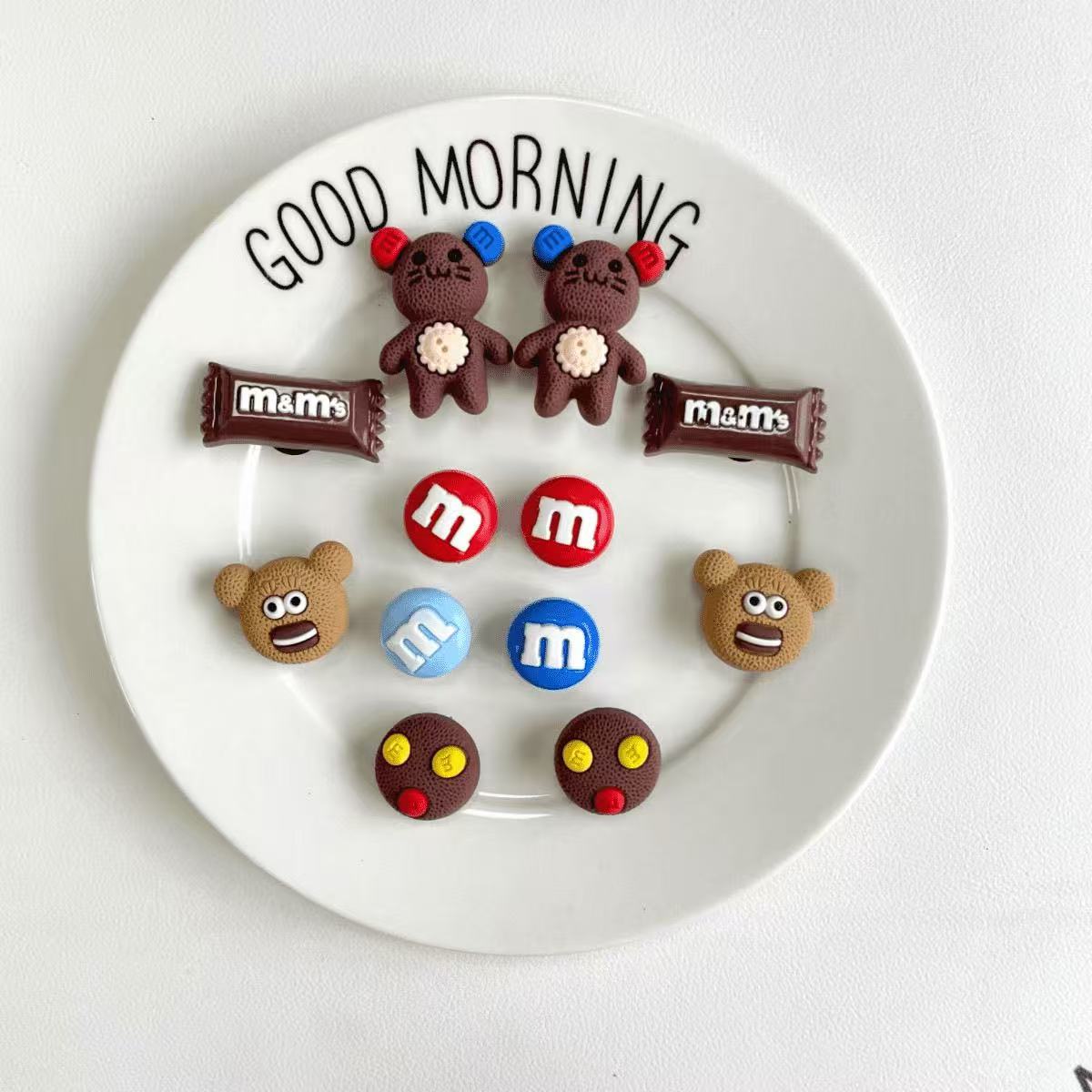 Bear & Candy Inspired Clog Charms Set | Cute Cartoon Shoe Accessories ...